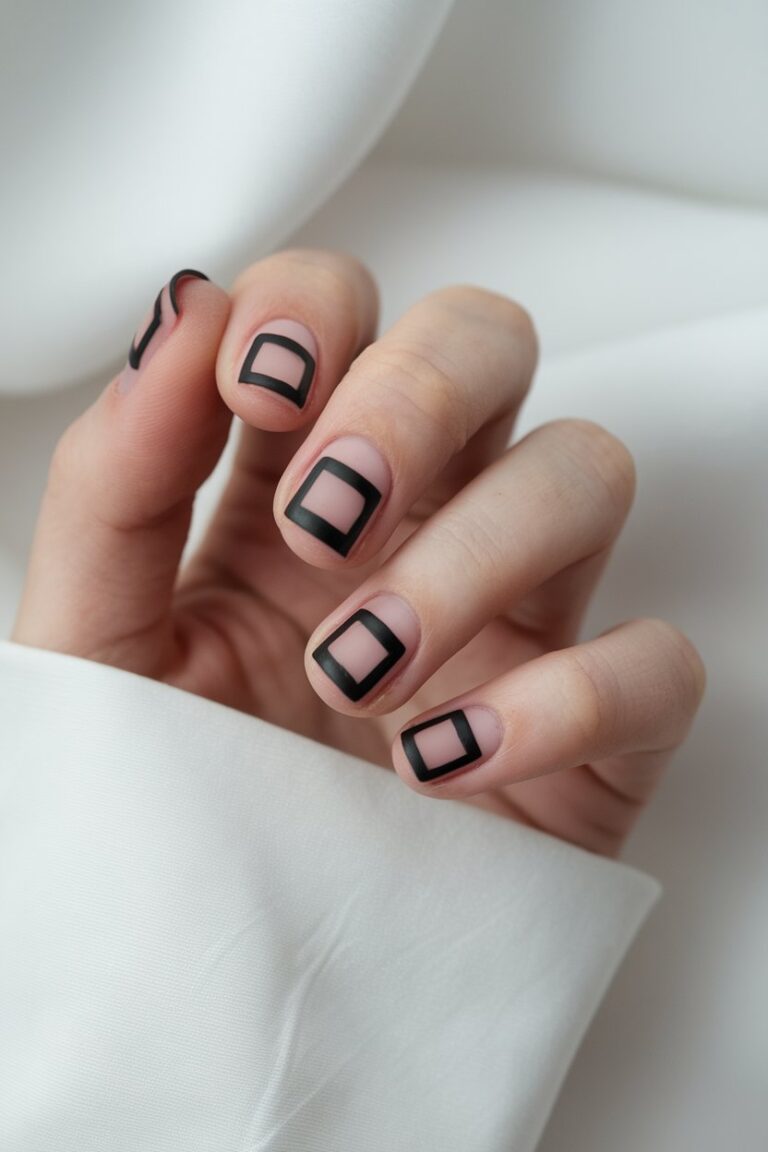30 Black Nail Designs - Nail the Glam