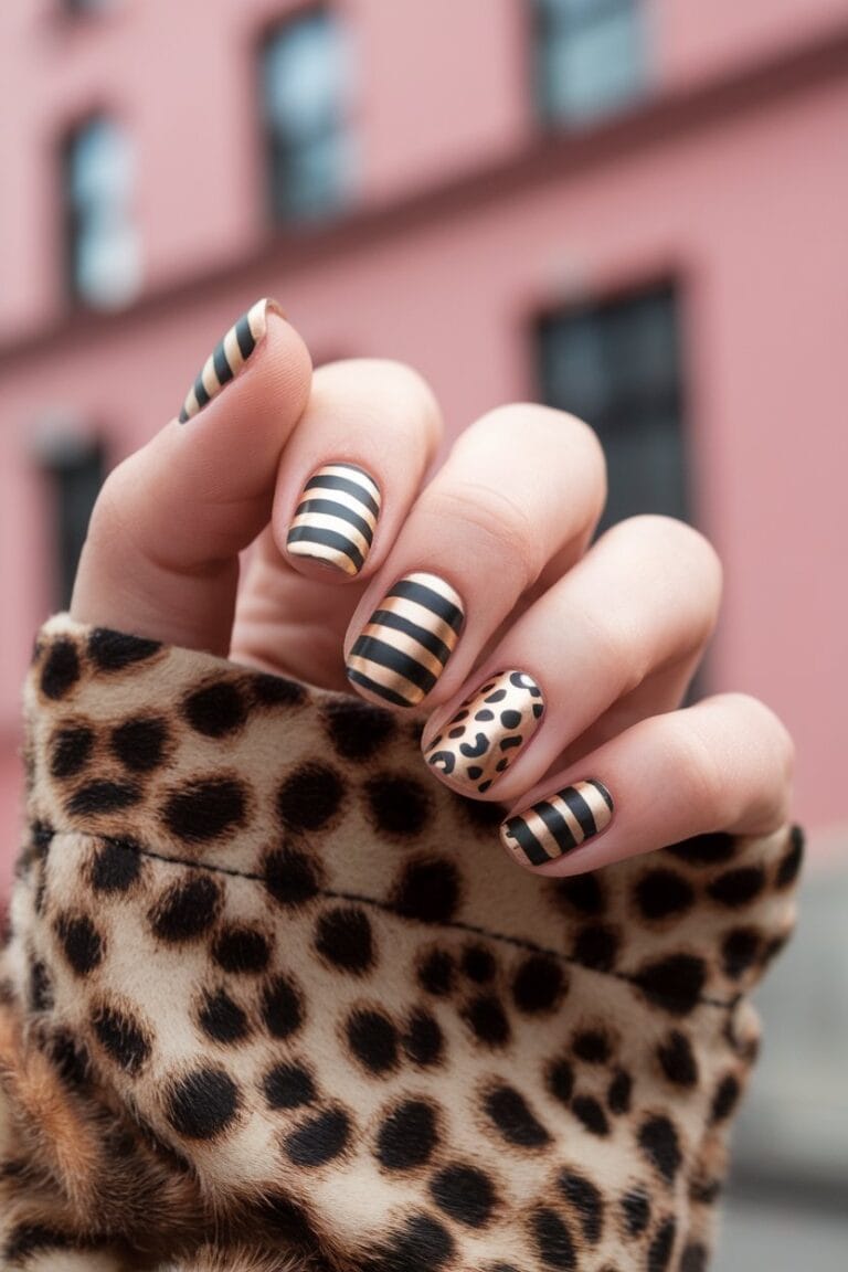 20 Cheetah Nail Designs - Nail the Glam