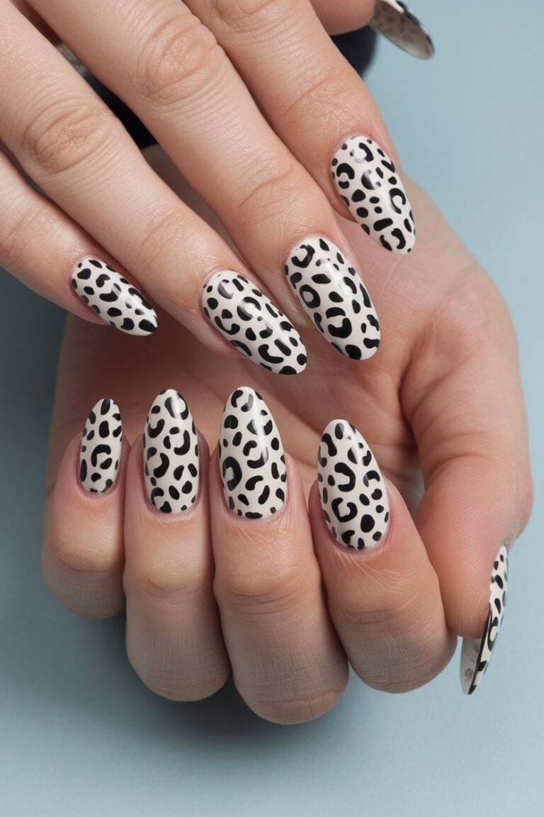 20 Cheetah Nail Designs - Nail the Glam