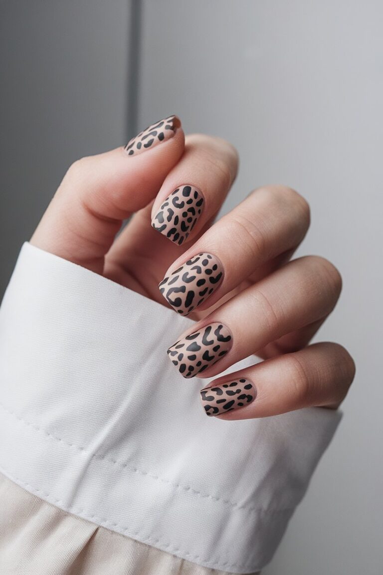 20 Cheetah Nail Designs - Nail the Glam
