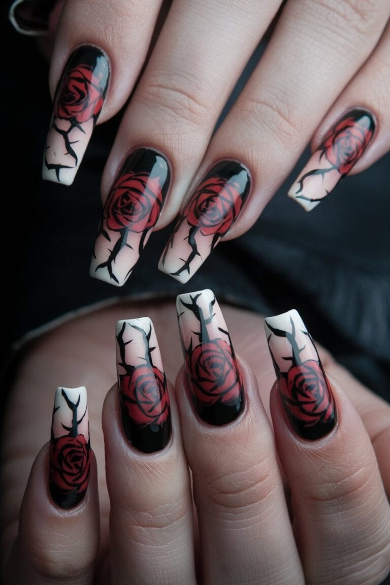 18 Emo Nail Designs - Nail the Glam