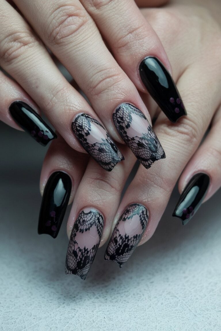 18 Emo Nail Designs - Nail the Glam