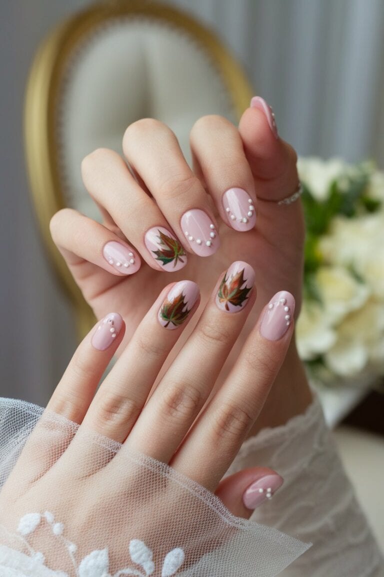 20 Fall Wedding Nails Ideas for Guests - Nail the Glam