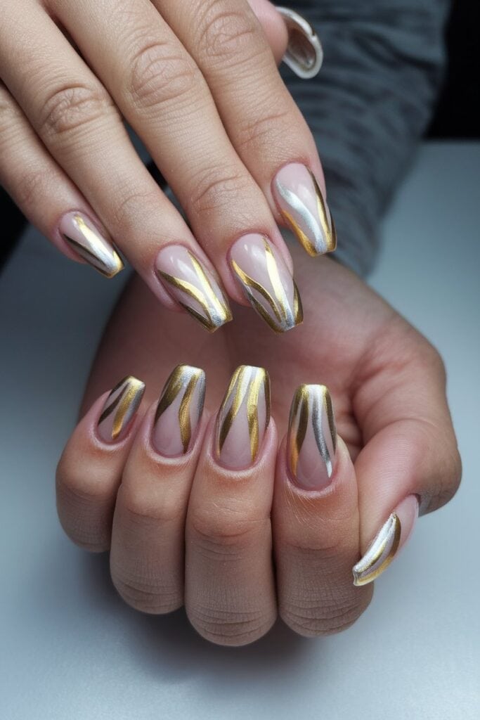 20 Gold Nail Designs - Nail the Glam