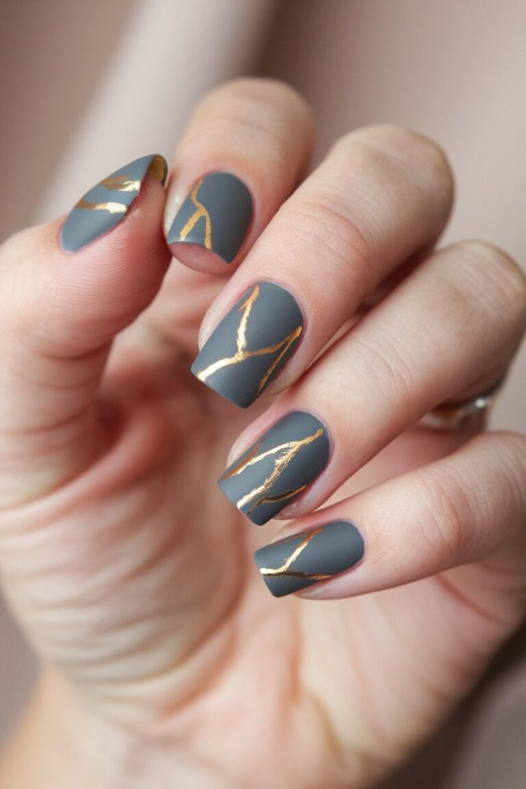 60 Gray Nail Designs - Nail the Glam