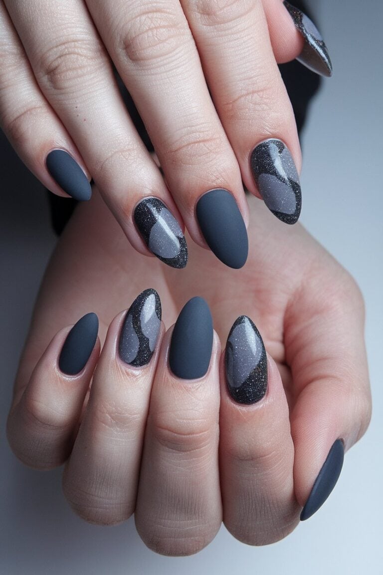 60 Gray Nail Designs - Nail the Glam