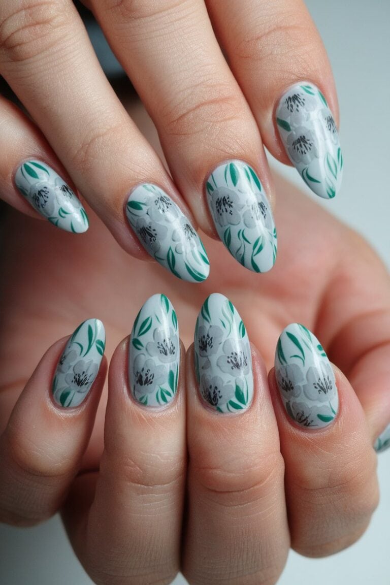 60 Gray Nail Designs - Nail the Glam