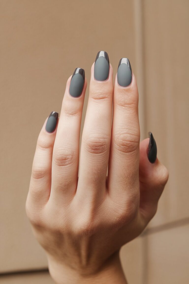 60 Gray Nail Designs - Nail the Glam
