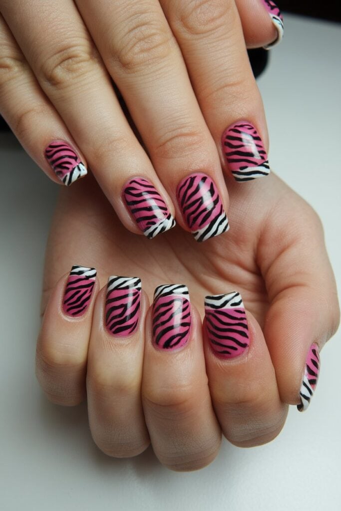 20 Hot Pink Nail Designs - Nail the Glam