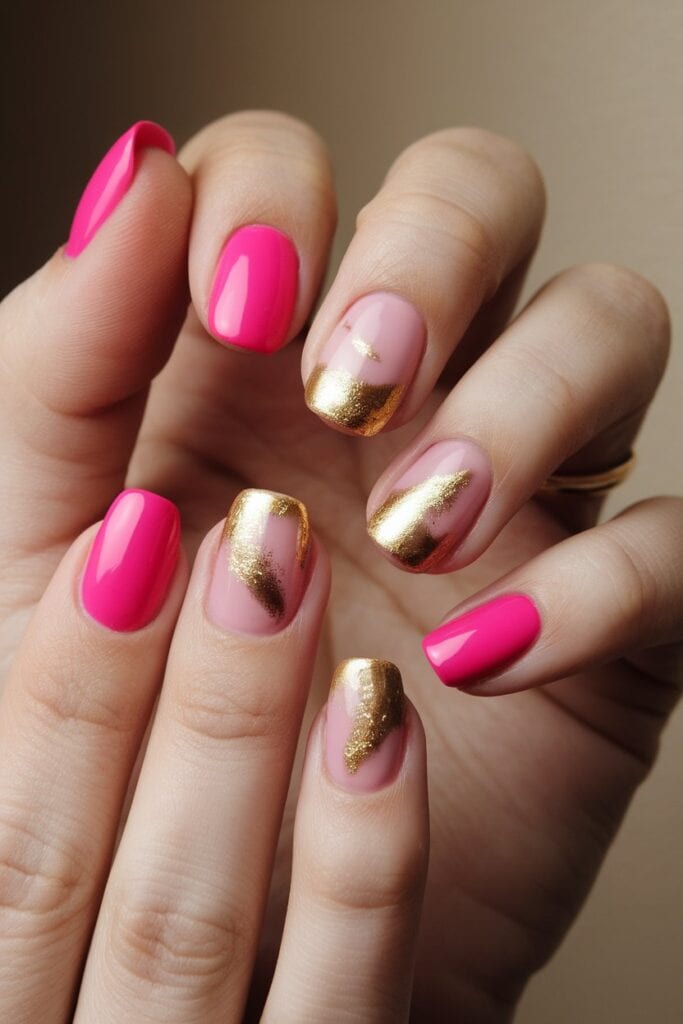 20 Hot Pink Nail Designs - Nail the Glam