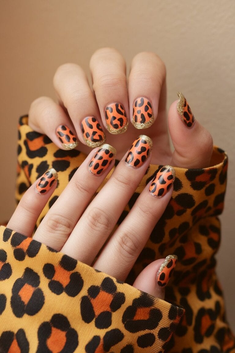 20 Leopard Print Nail Designs - Nail the Glam