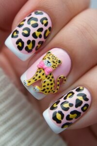 20 Leopard Print Nail Designs - Nail the Glam
