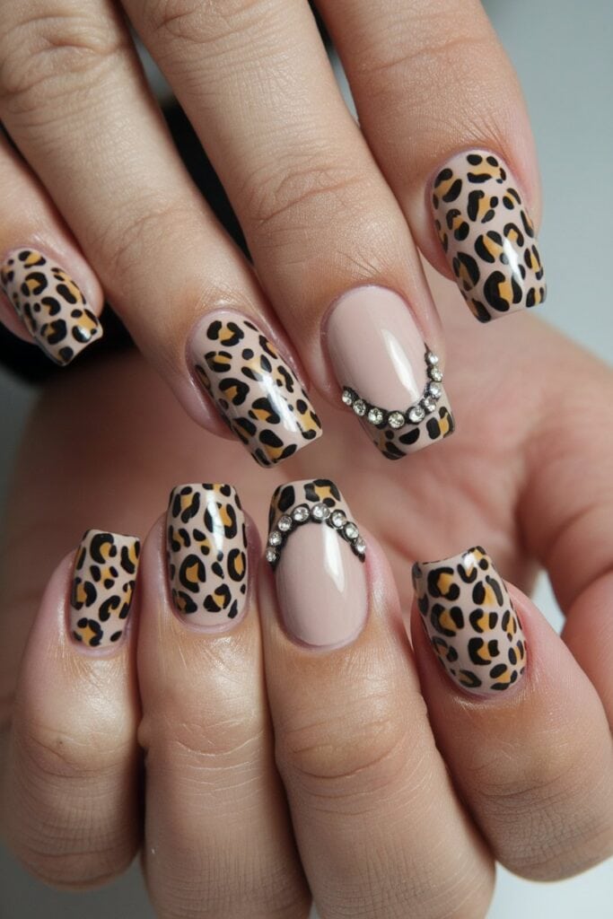 20 Leopard Print Nail Designs - Nail the Glam
