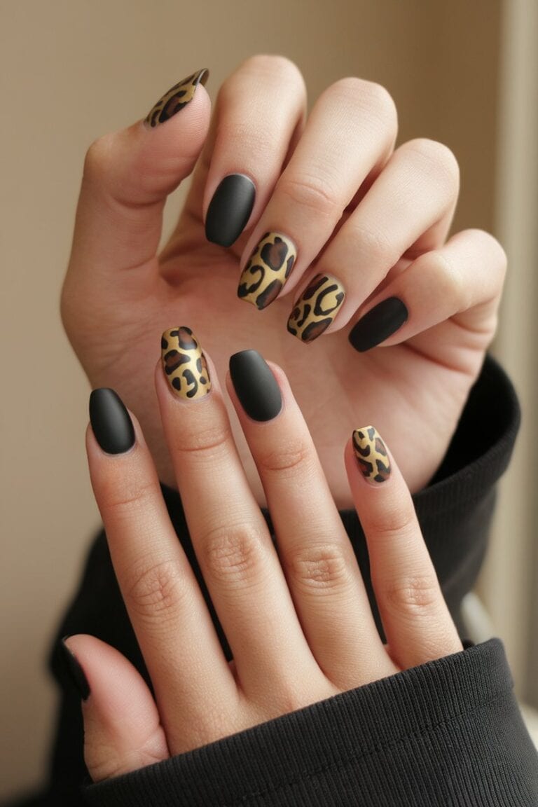20 Leopard Print Nail Designs - Nail the Glam