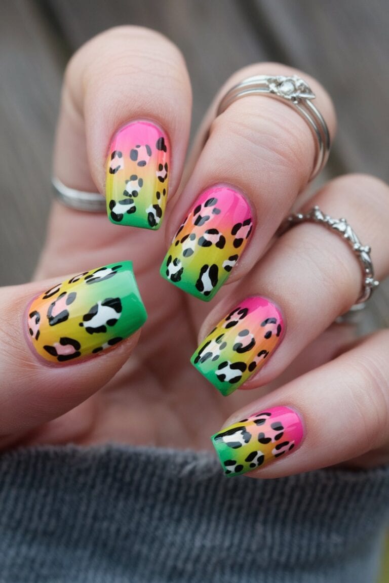 20 Leopard Print Nail Designs - Nail the Glam