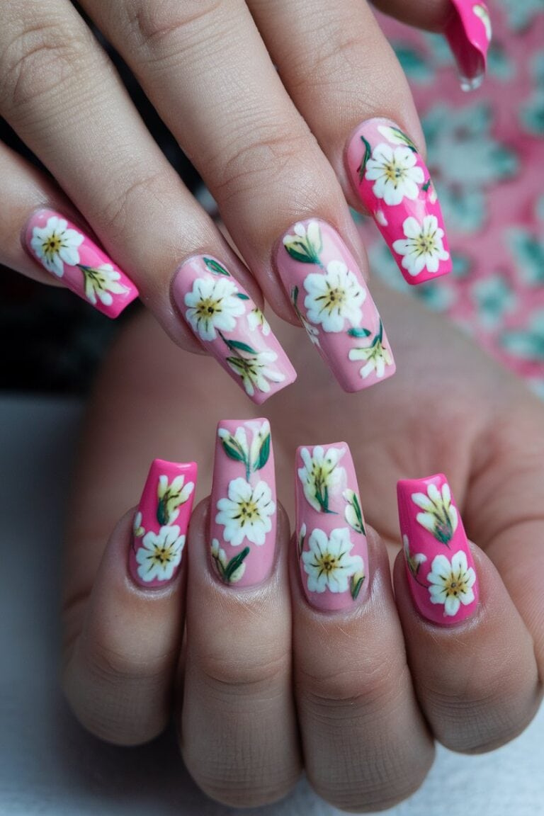 20 Long Nail Designs - Nail the Glam