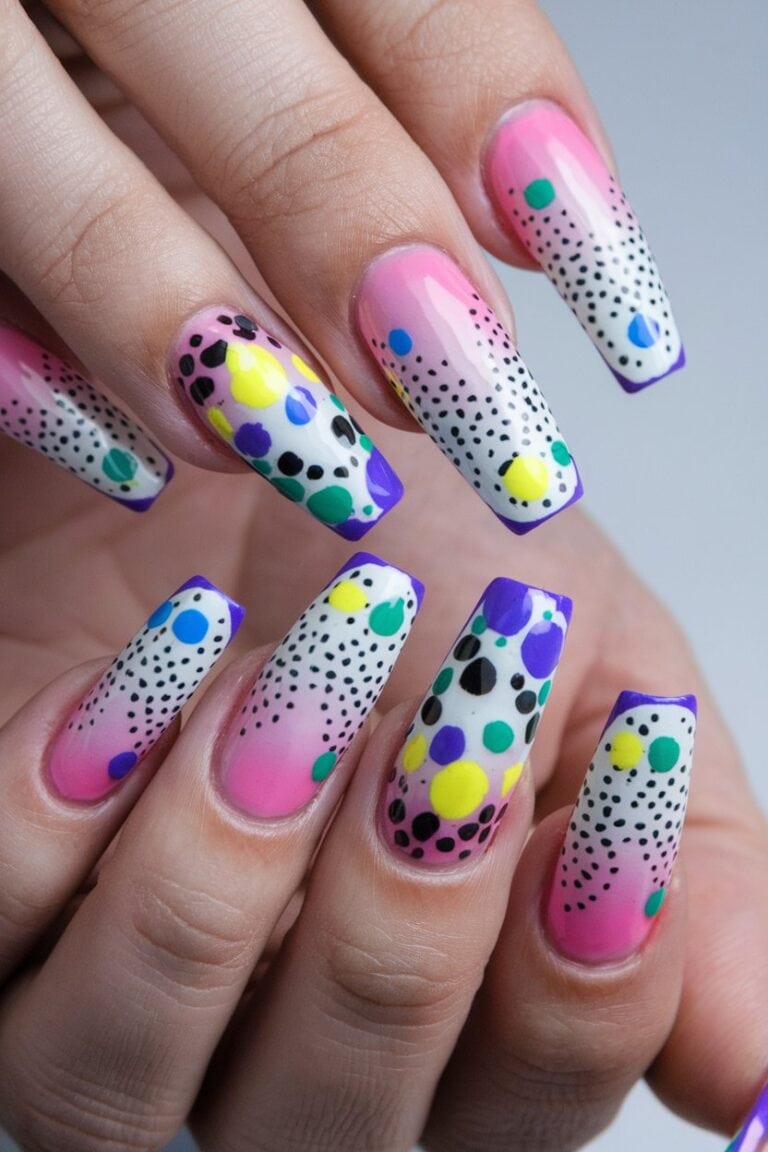 20 Nail Designs with Dots - Nail the Glam