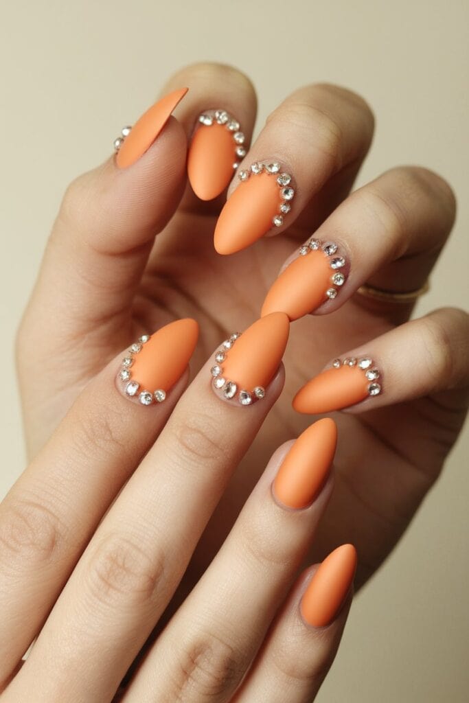 20 Orange Nail Designs - Nail the Glam