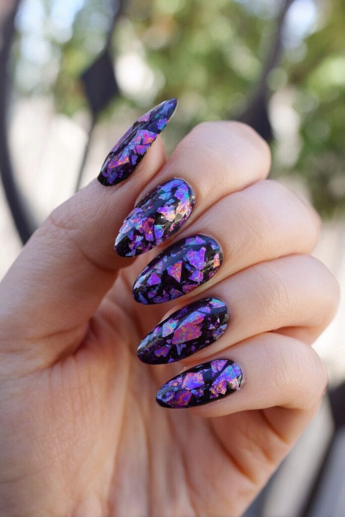 20 Purple Halloween Nail Designs - Nail the Glam