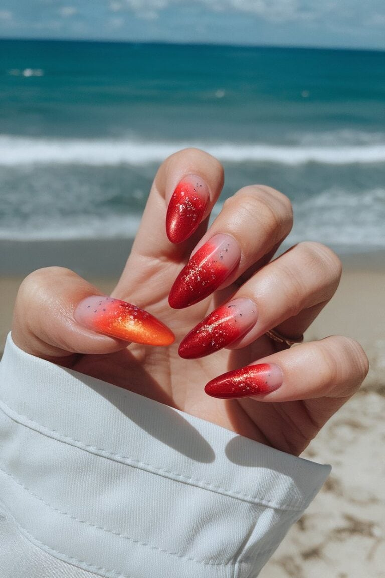 20 Red Summer Nail Designs - Nail the Glam
