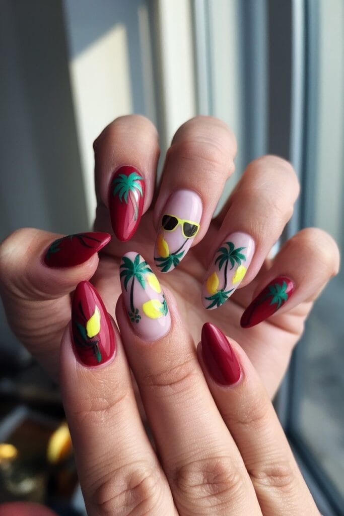 20 Red Summer Nail Designs - Nail the Glam