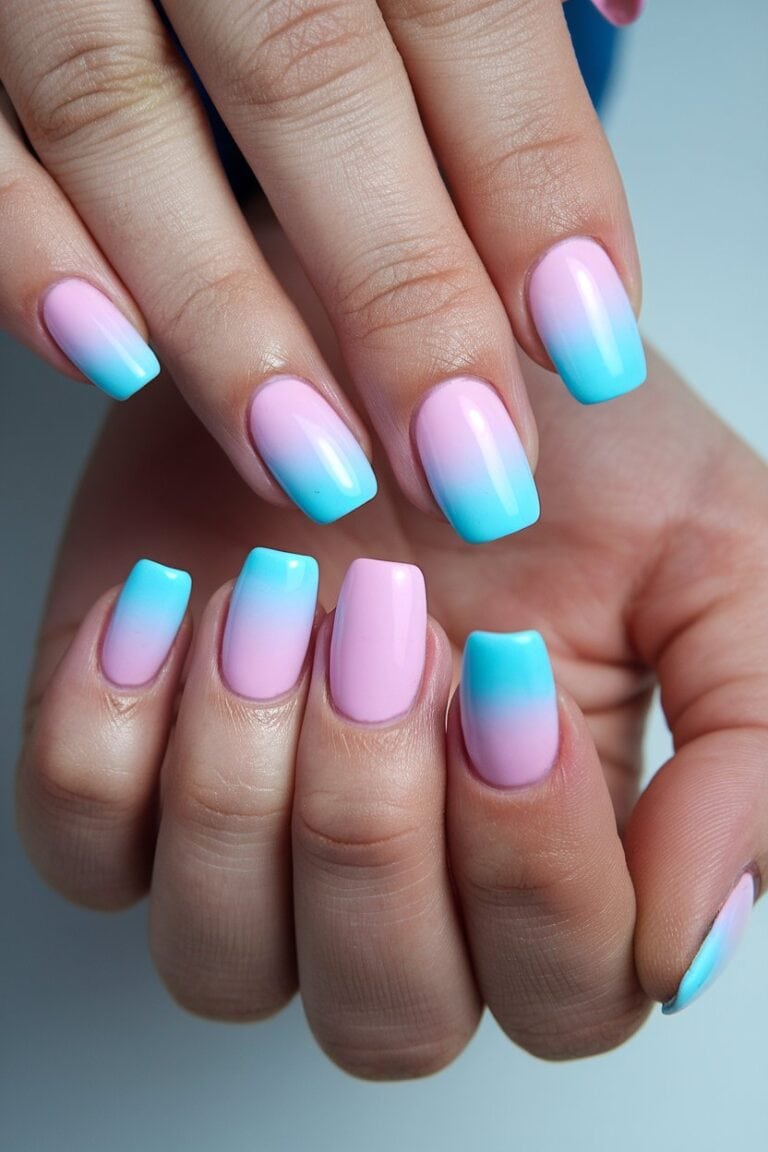 18 Short Square Nail Designs - Nail the Glam