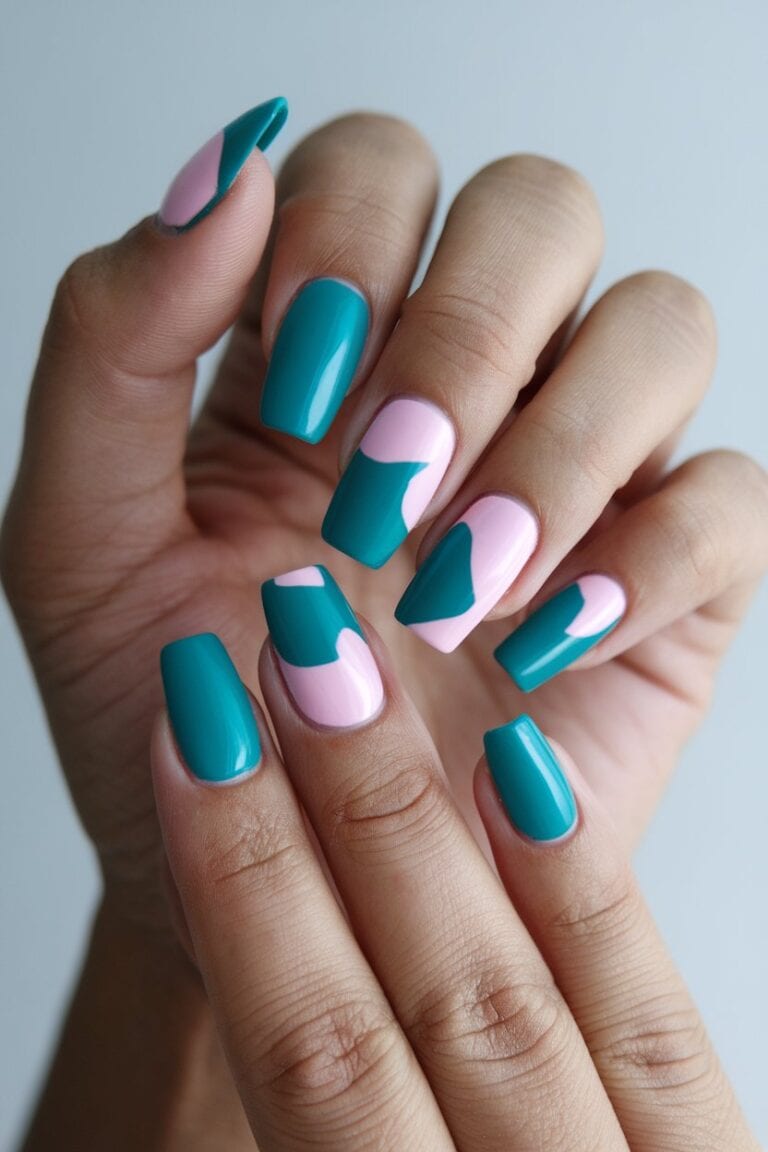 20 Teal Nail Designs - Nail the Glam