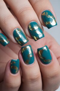 20 Teal Nail Designs - Nail the Glam