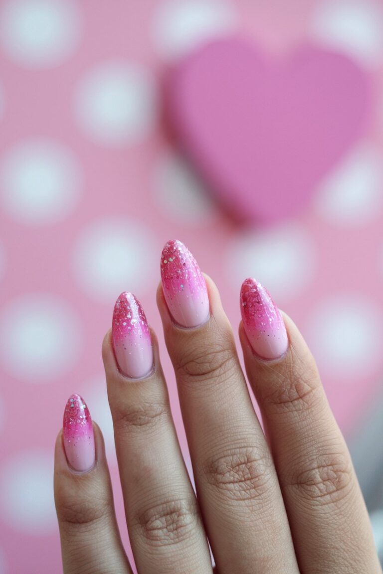 25 Almond Valentine' Day Nail Designs - Nail the Glam