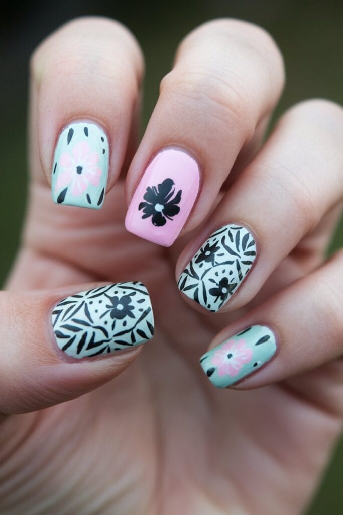 28 Cute Spring Nail Designs - Nail the Glam