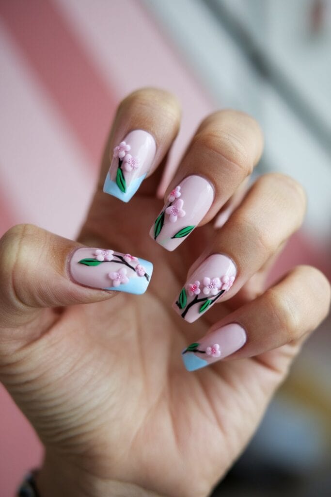 28 Cute Spring Nail Designs - Nail the Glam