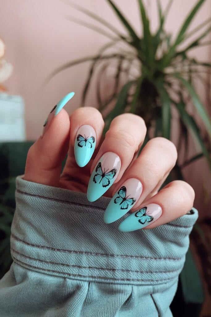 30 Light Blue Nail Designs - Nail the Glam