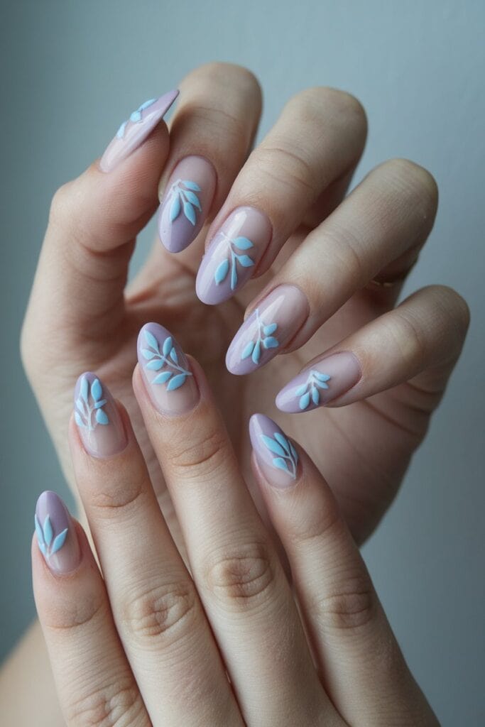 30 Light Blue Nail Designs - Nail the Glam