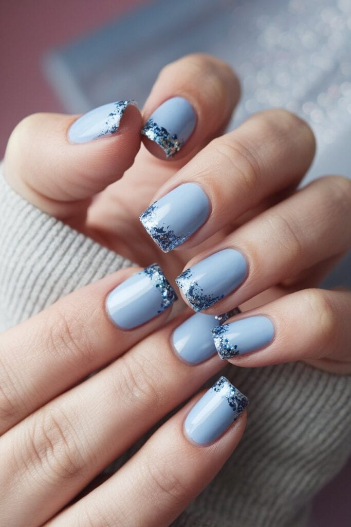 30 Light Blue Nail Designs - Nail the Glam