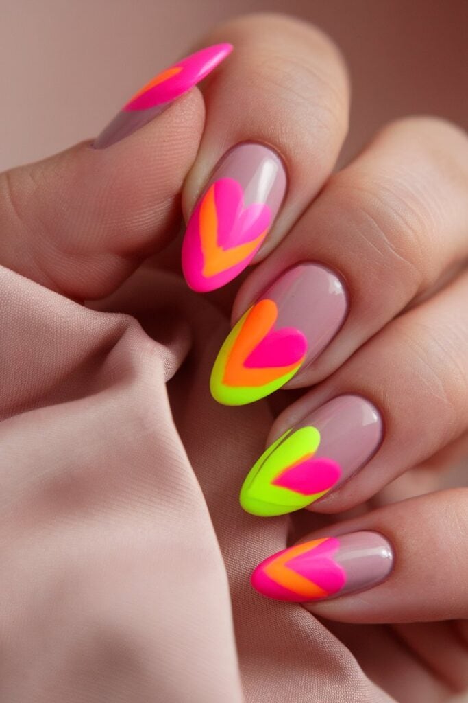 30 Nail Designs with Hearts - Nail the Glam