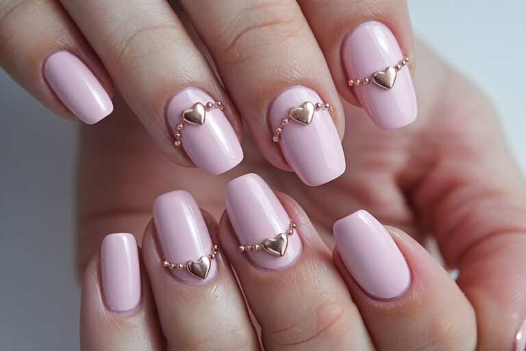 30 Nail Designs with Hearts - Nail the Glam