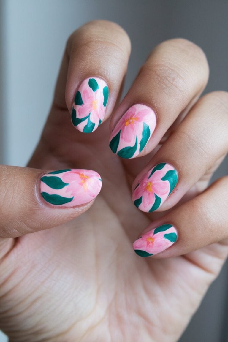 30 Pink Spring Nail Designs - Nail the Glam