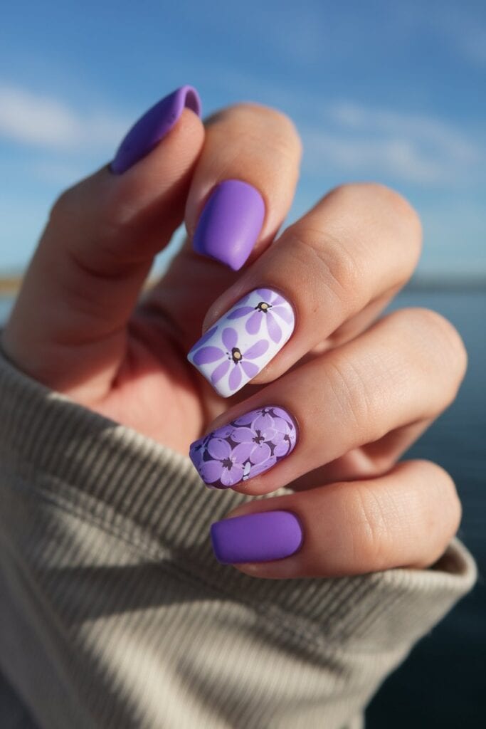 30 Purple Spring Nail Designs - Nail the Glam