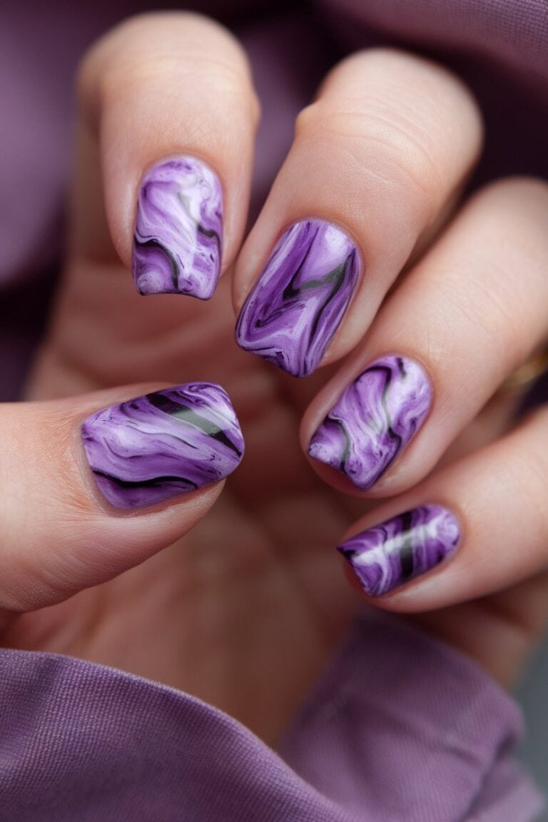 30 Purple Spring Nail Designs - Nail the Glam