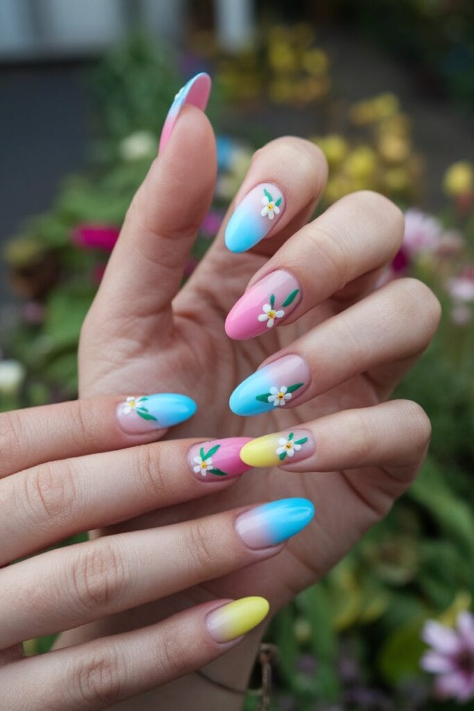 20 Summer Almond Nail Designs - Nail the Glam