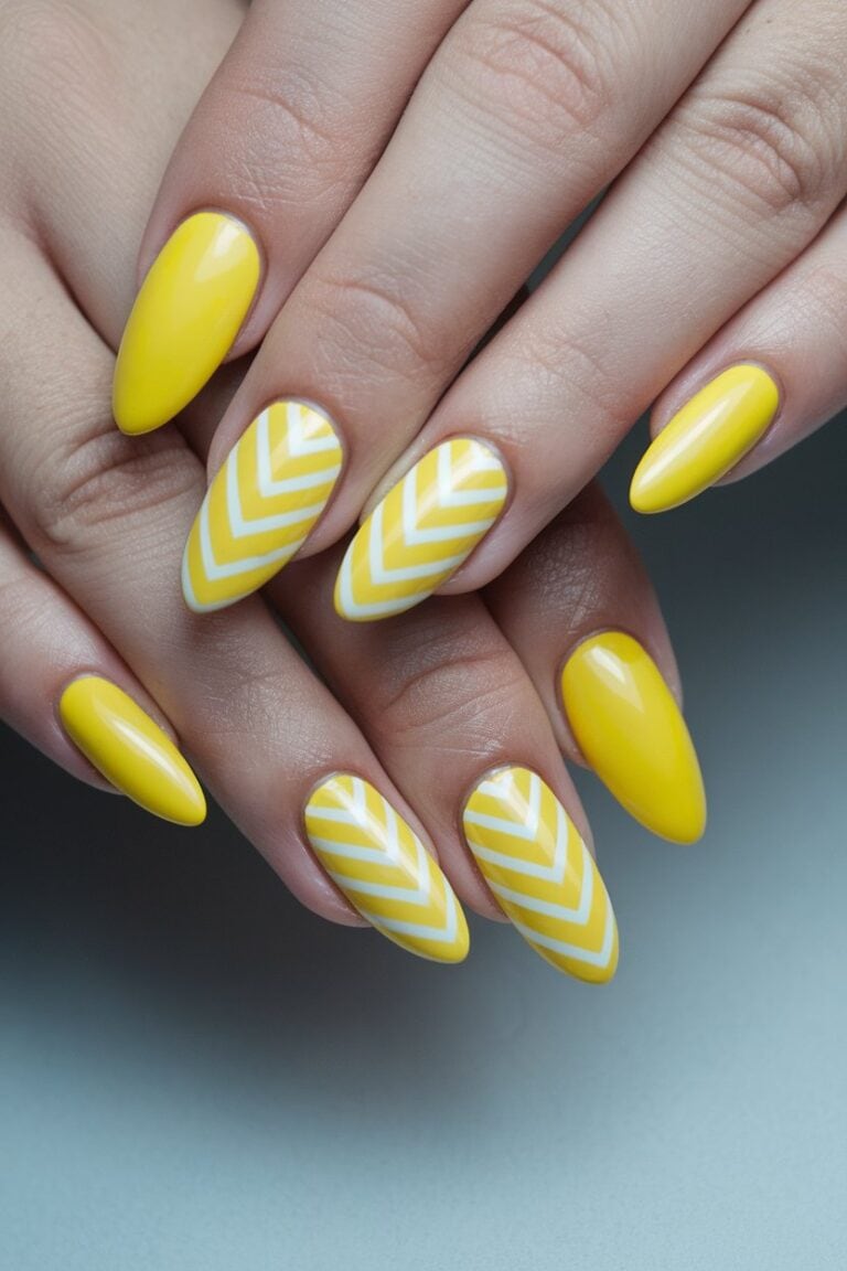 30 Yellow Spring Nail Designs - Nail the Glam