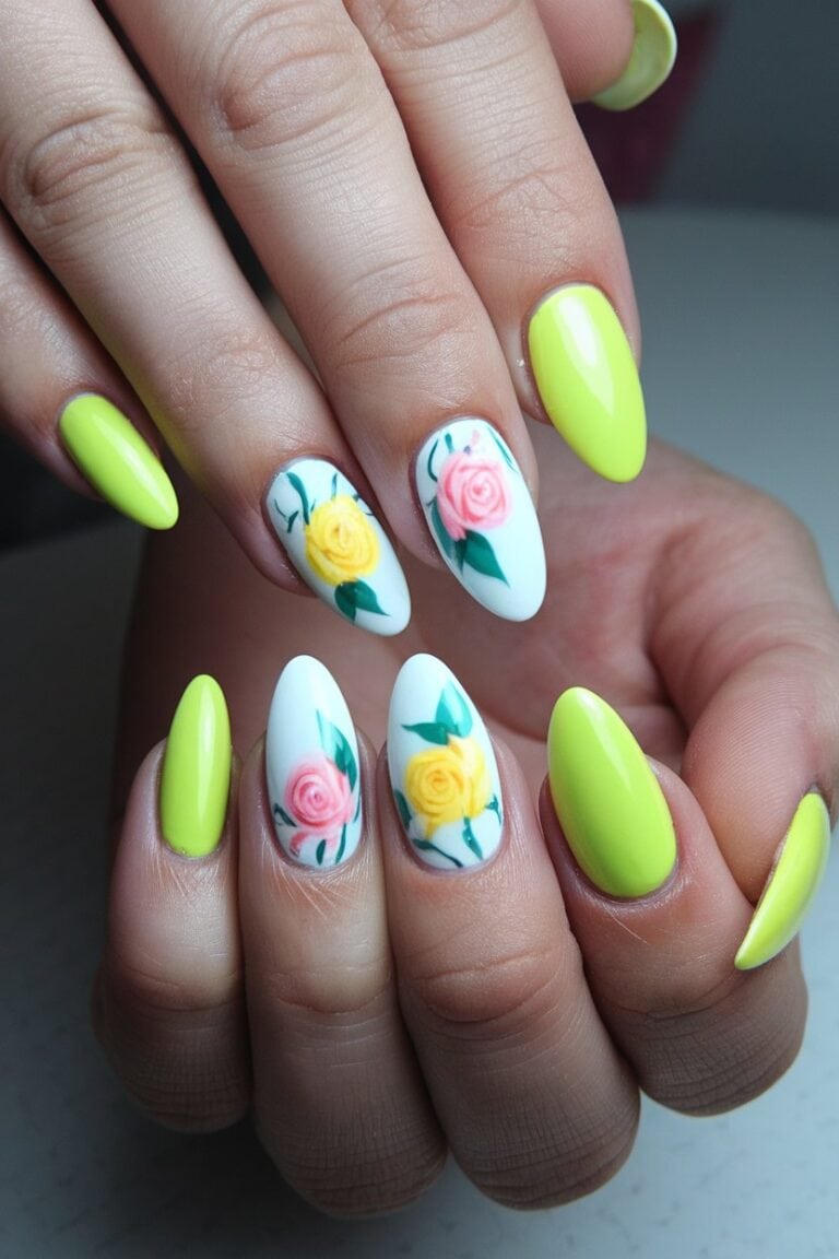 30 Yellow Spring Nail Designs - Nail the Glam