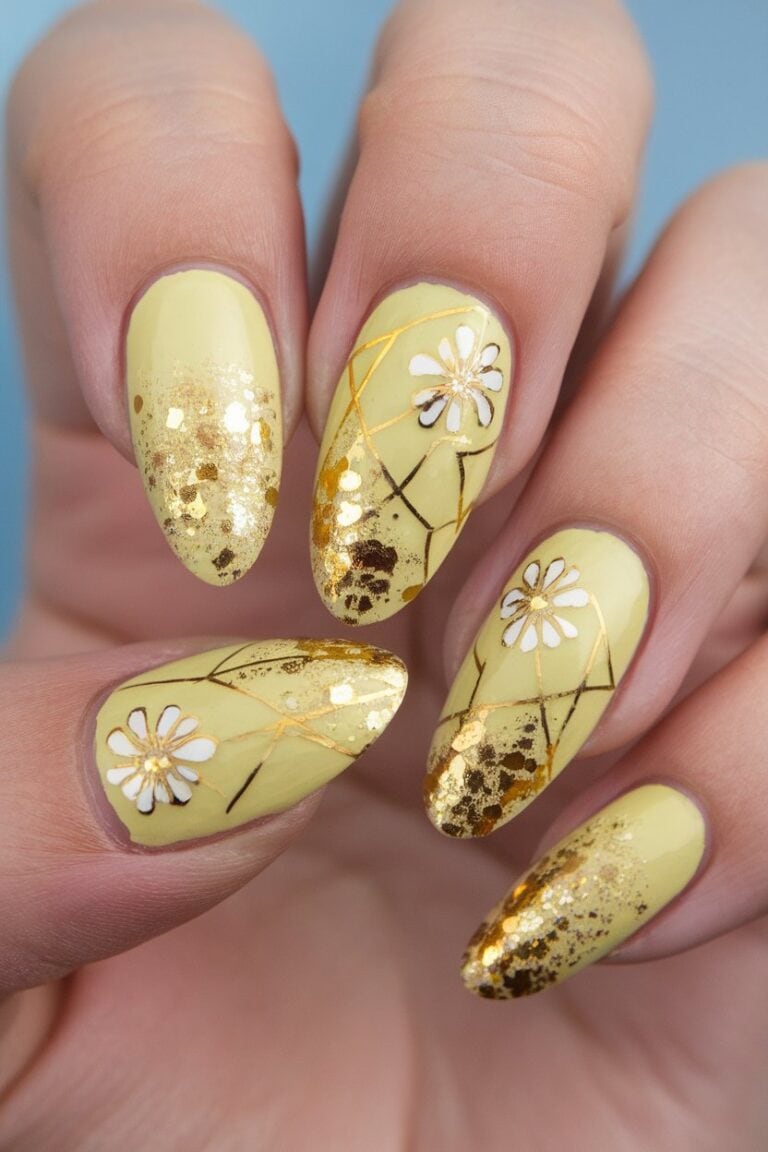 30 Yellow Spring Nail Designs - Nail the Glam