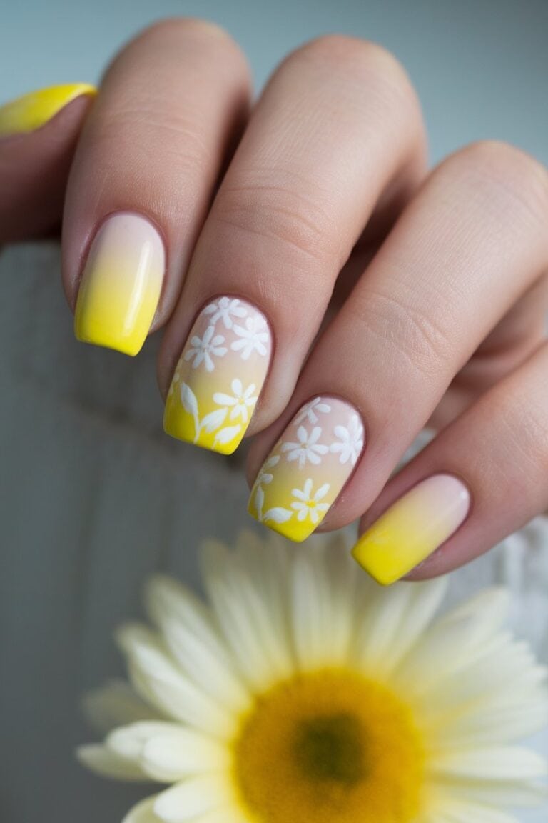 30 Yellow Spring Nail Designs - Nail the Glam