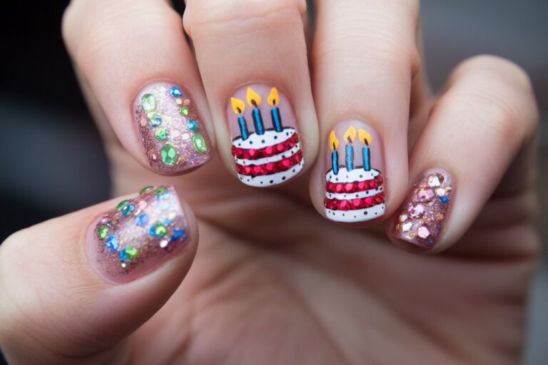 40 Birthday Nail Design Ideas - Nail the Glam