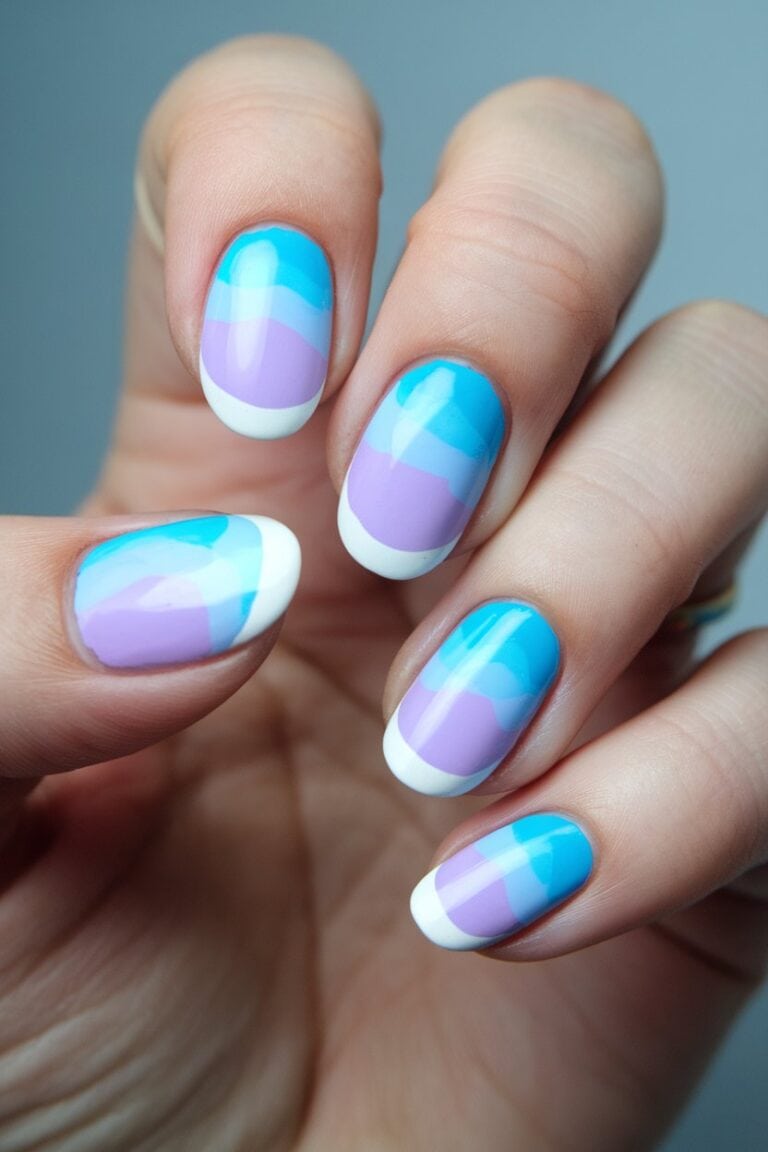 40 Blue Spring Nail Designs - Nail the Glam