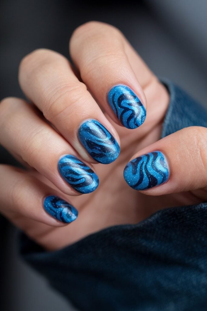40 Blue Spring Nail Designs - Nail the Glam