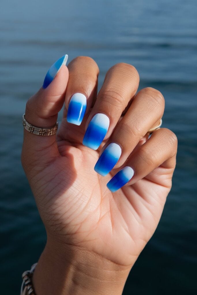 40 Blue Spring Nail Designs - Nail the Glam