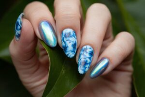 40 Blue Spring Nail Designs - Nail the Glam