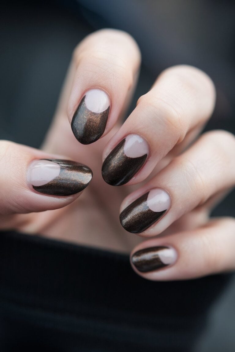40 Dark Color Nail Design Ideas - Nail the Glam